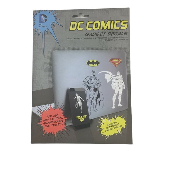 DC Comics | Other | Dc Comics Super Hero 8 Piece Gadget Decals ...